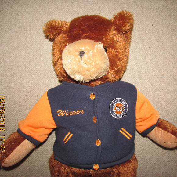 Dave & Busters | Accessories | Dave Busters Winner Plush Bear Varsity ...